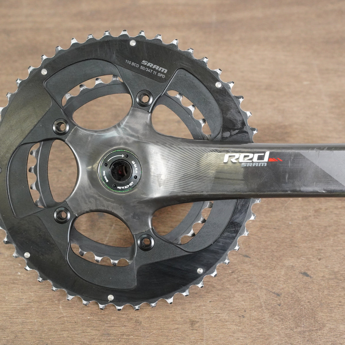172.5mm 50/34T BB30 SRAM Red 22 Carbon Crankset – Elevate Cycling