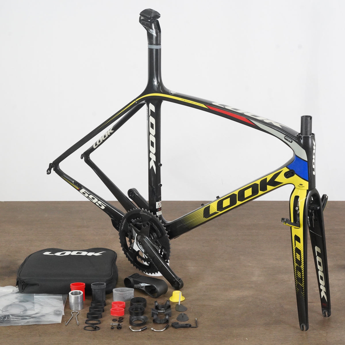 S (Small) LOOK 695 Aerolight Carbon Aero Rim Brake Road Frameset ...