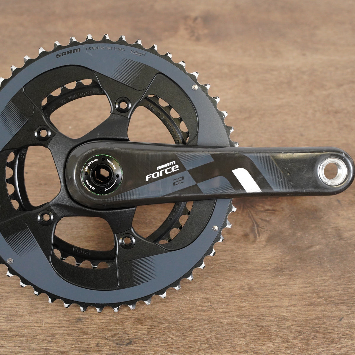 172.5mm 52/36T BB30 SRAM Force 22 11 Speed Crankset – Elevate Cycling