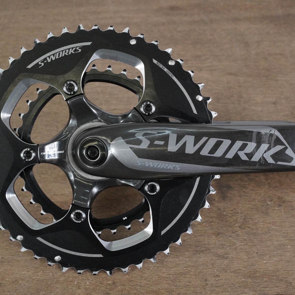170mm 50/34T BB30 Specialized S-WORKS Carbon Road Crankset – Elevate ...