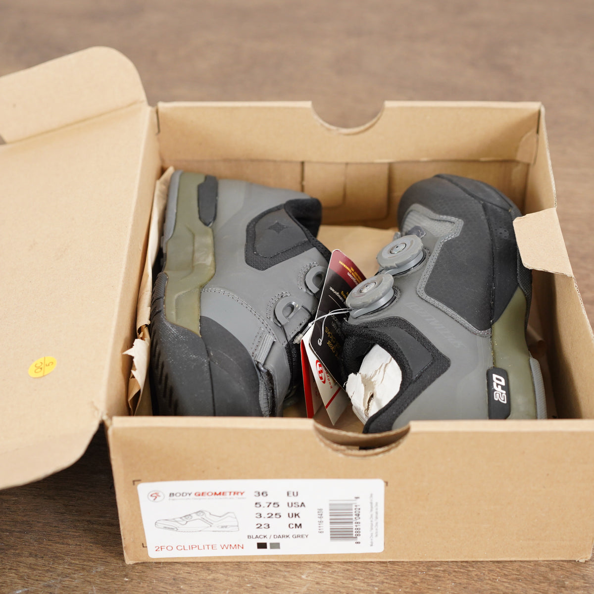 NEW Size 36 (EU) 5.75 (US) Specialized 2FO ClipLite BOA MTB Shoes ...