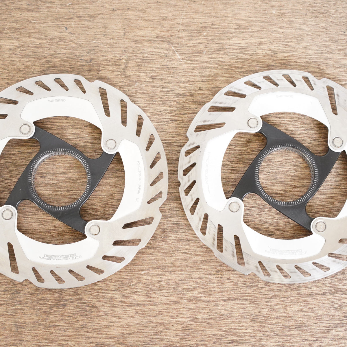 (2) 140mm Shimano Ultegra/GRX RT-CL800 Center Lock Disc Brake Rotors ...