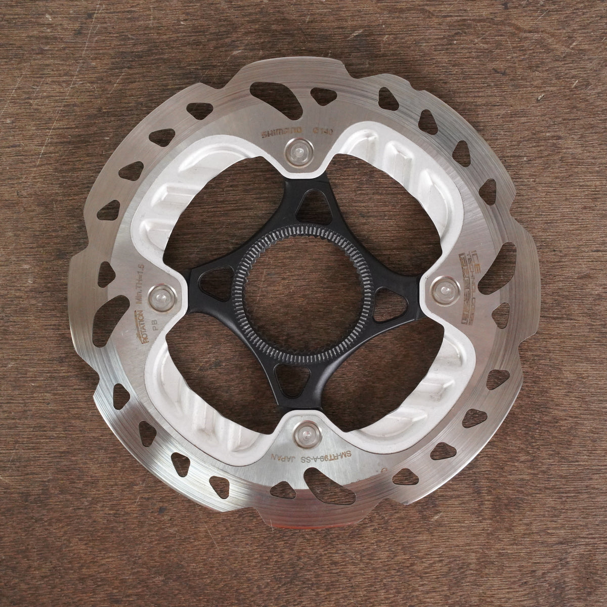 (1) 140mm Shimano XTR SM-RT99-A-SS Center Lock Disc Brake Rotor ...