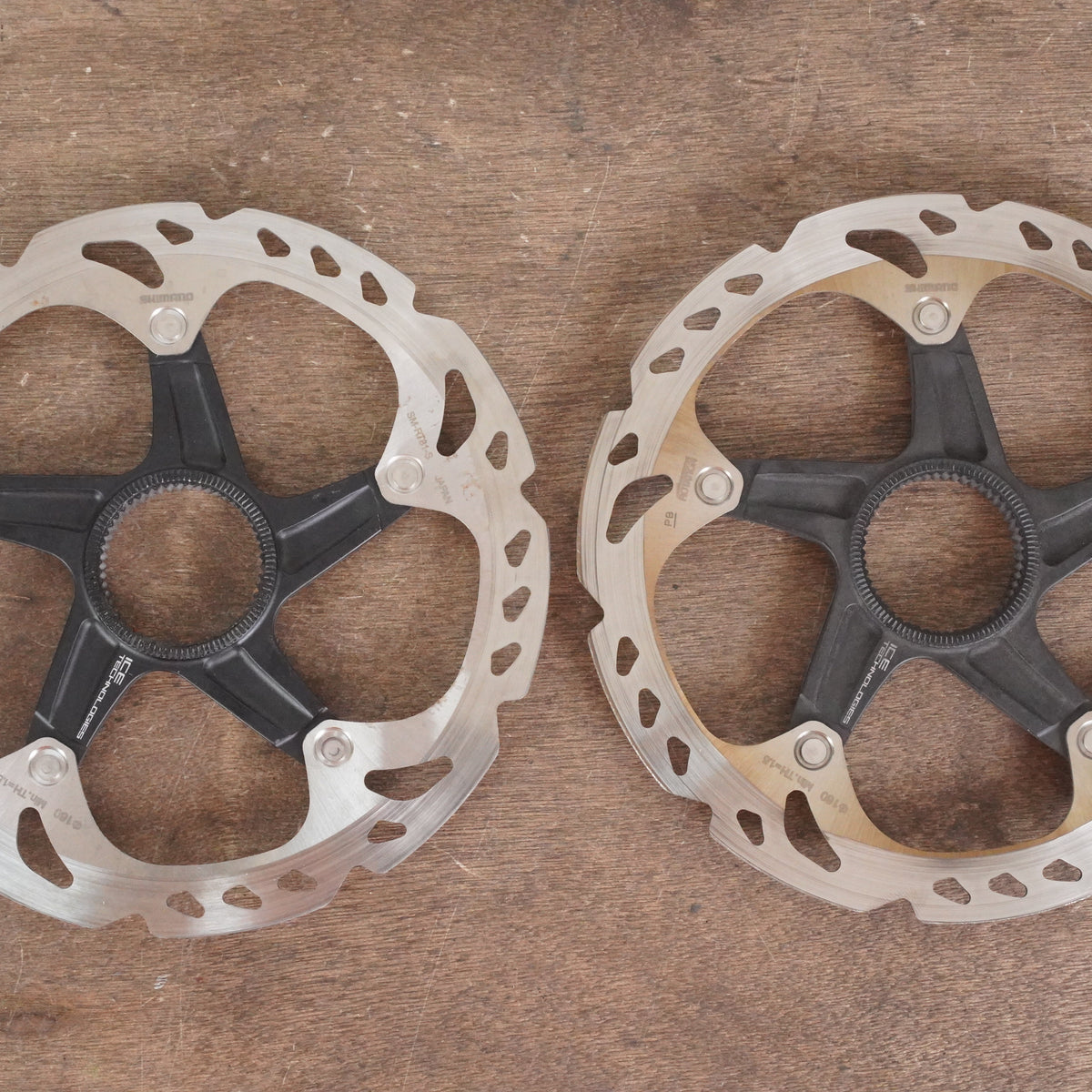 (2) 160mm Shimano Deore XT SM-RT81-S Center Lock Disc Brake Road CX MT ...