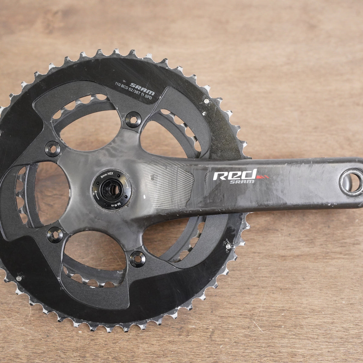 175mm 52/36T BB30 SRAM Red 22 Carbon Crankset – Elevate Cycling