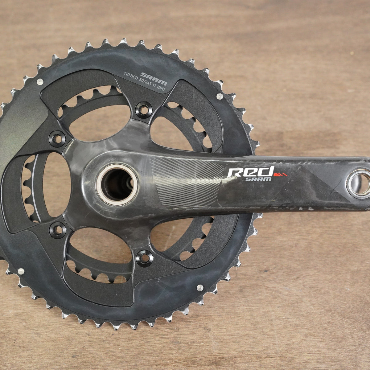 165mm 50/34T GXP SRAM Red 22 Carbon Crankset – Elevate Cycling