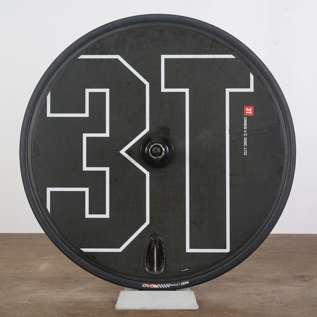 REAR 3T Orbis II C LTD Carbon Clincher Rim Brake Disc Wheel 11 Speed ...