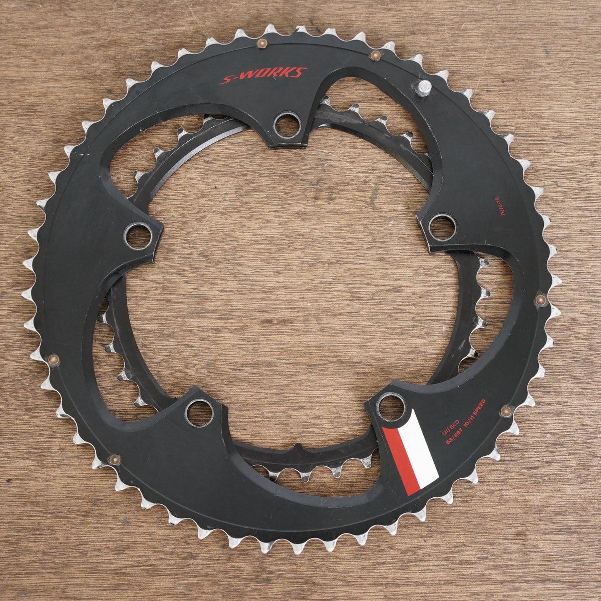 53/39T 130BCD Specialized S-WORKS 10/11 Speed Road Chainring 130mm BCD ...