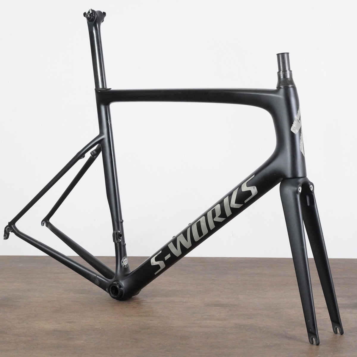 *Damaged* 61cm Specialized S-WORKS Tarmac SL6 Carbon Rim Brake Road Fr ...